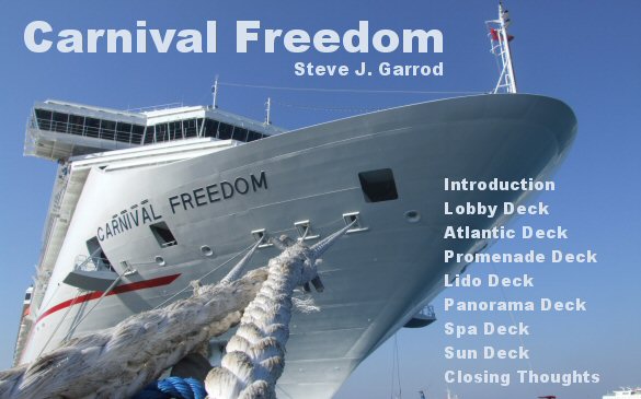 Carnival Freedom Photologue - Steve J. Garrod